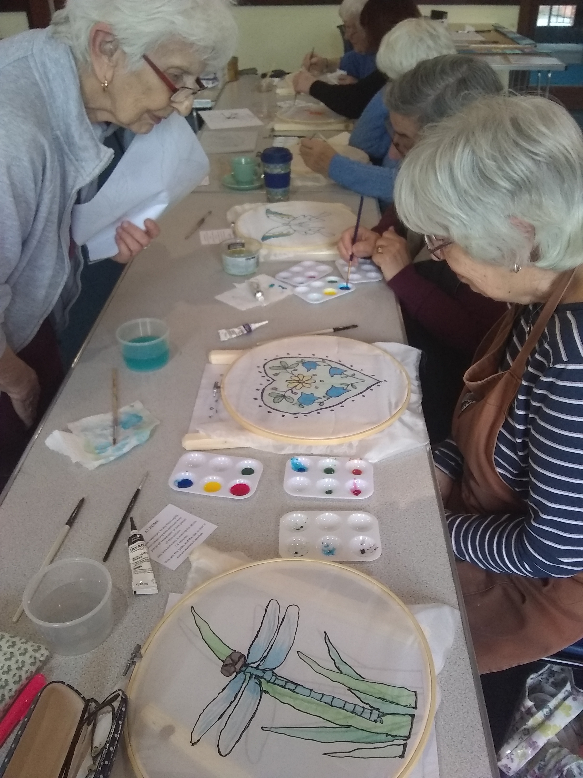 Silk painting tutorial – Horsham Creative Embroiderers