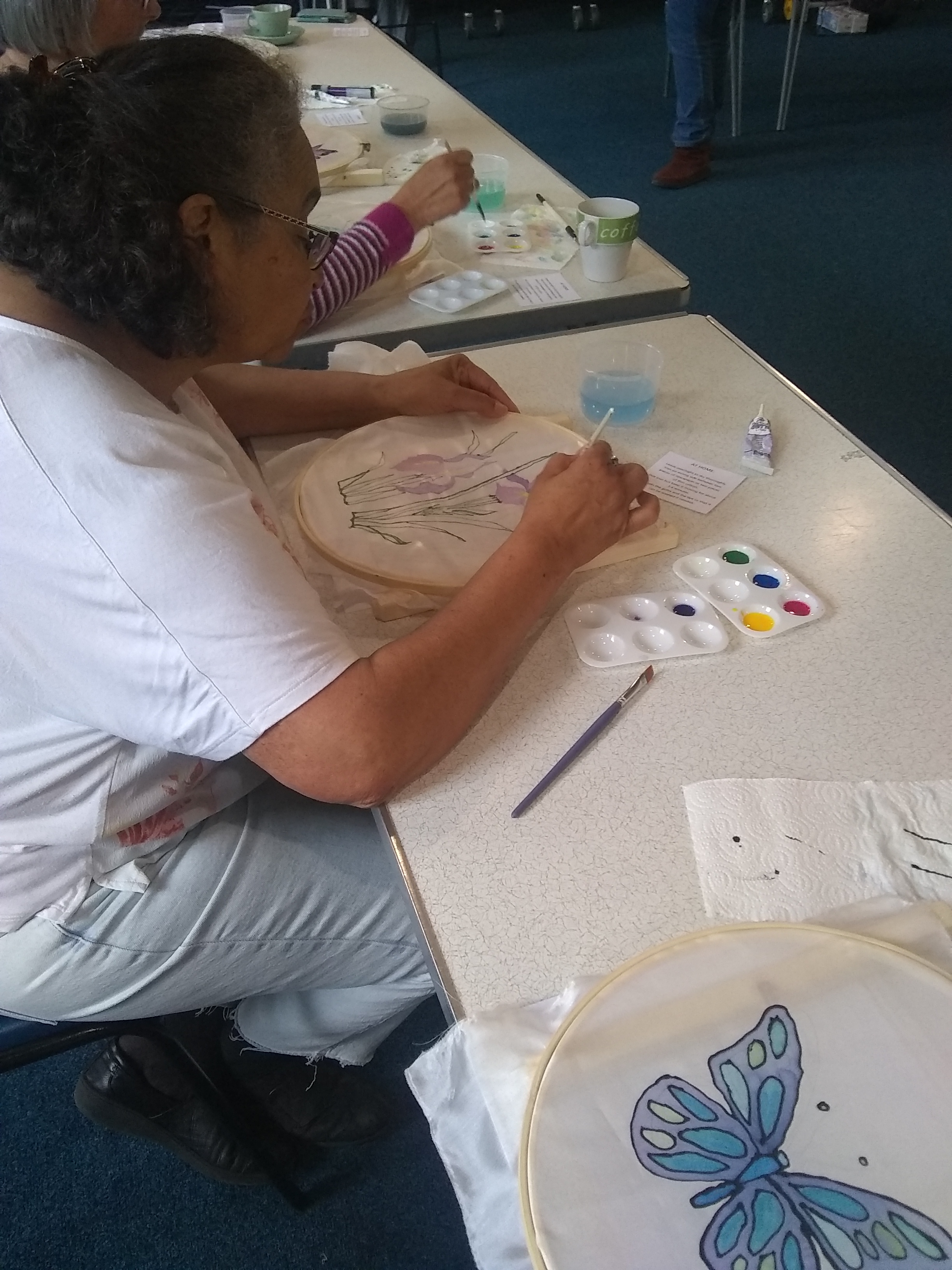 Silk painting tutorial – Horsham Creative Embroiderers